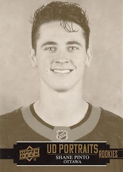 2021-22 Upper Deck Portraits #P53 Shane Pinto Rookie Ottawa Senators ...