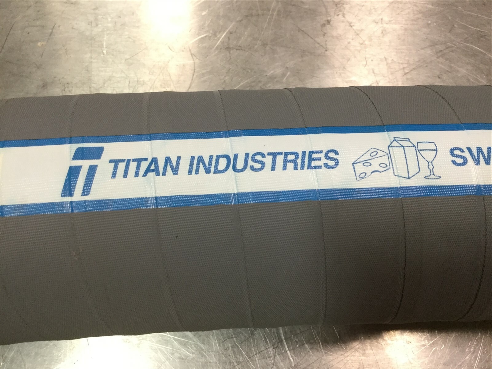 Parker SW630-2500 Titanflex Food and Beverage Suction Hose, ID: 2.5 ...