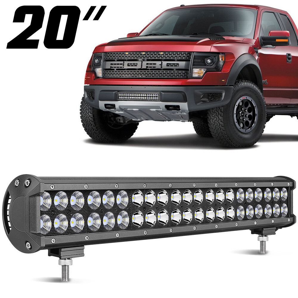 For Ford F150 Lower Bumper 20" LED Work Light Bar Spot Flood Combo ...