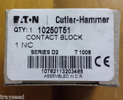 Cutler Hammer 10250T51 Contact Block | eBay