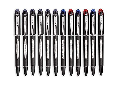 Jetstream Ballpoint Pens, Bold Point (1.0mm), 6 Black + 6 Assorted ...