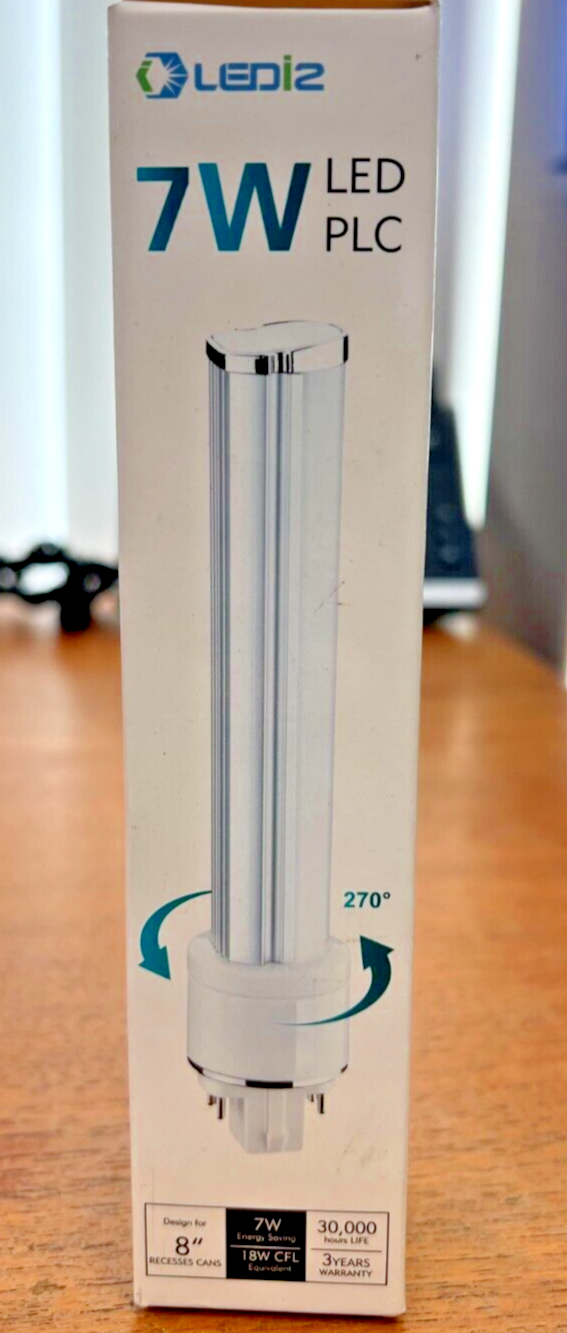 LEDI2 PLC LAMP-7W GX23 4000K ** sold in lot of 3 pcs ** | eBay