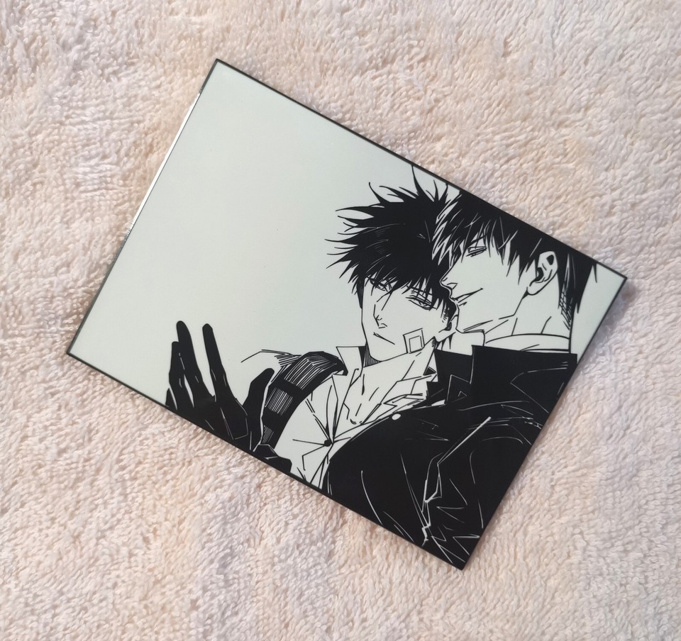Toji & Megumi Fushiguro Jujutsu kaisen Enamel Pin Mafia AU / Badge Yuji ...