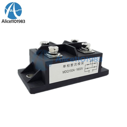 Single Phase Diode Bridge Rectifier Module150A High Power 1600V MDQ150A ...