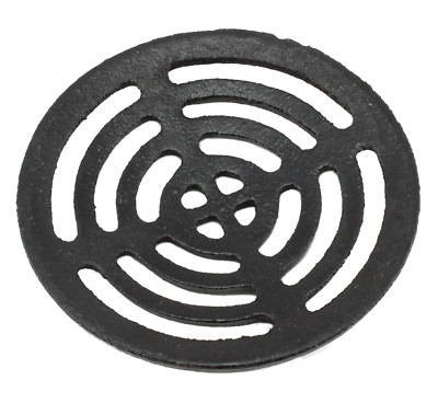Grate Cover Outside Drain Gully Grid 6" 7" 8" Black Cast Round Heavy ...