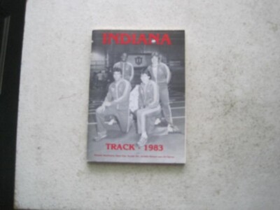 Vintage 1983 Indiana University IU Hoosiers Track Guide, Dave Volz, Jim ...