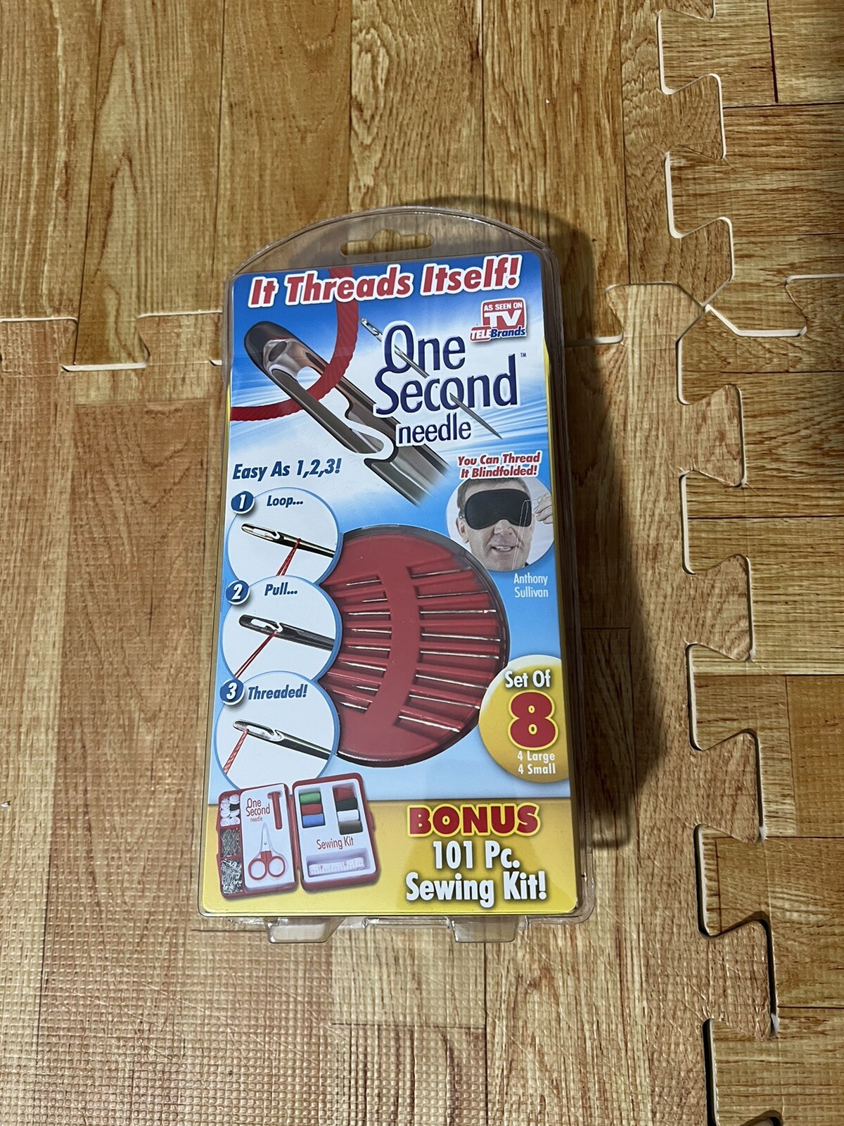 As Seen On TV One Second Needle with 101 Piece Bonus Sewing Kit [ NEW ...