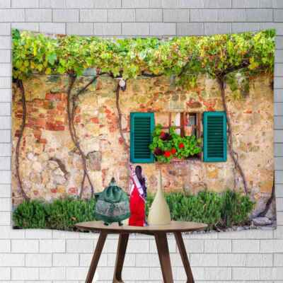 Country Garden for 1/6 Action Figure Background Doll Backdrop Diorama ...