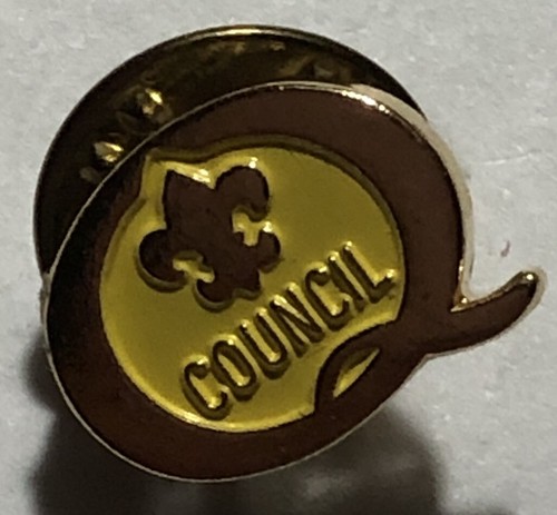 Boy Scouts Of America Council Pin Yellow & Gold (A1) | eBay
