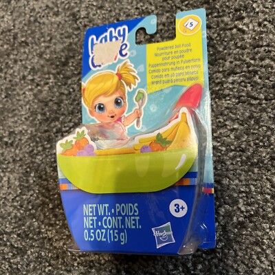 Hasbro Baby Alive Powdered Doll Food Refills 5 Packets and Spoon New | eBay