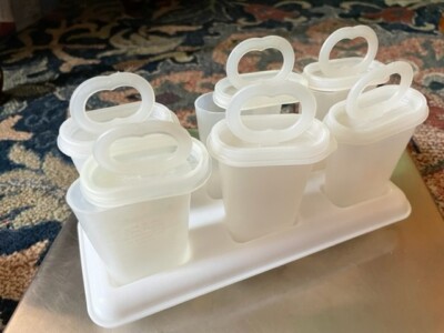 Vintage Tupperware Ice Tups Popsicle Complete Set Molds Plus Tray | eBay