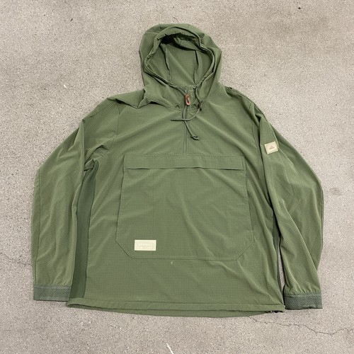 Adidas Adicross Anorak Smock Pullover Jacket Mens XL Green Stretch ...