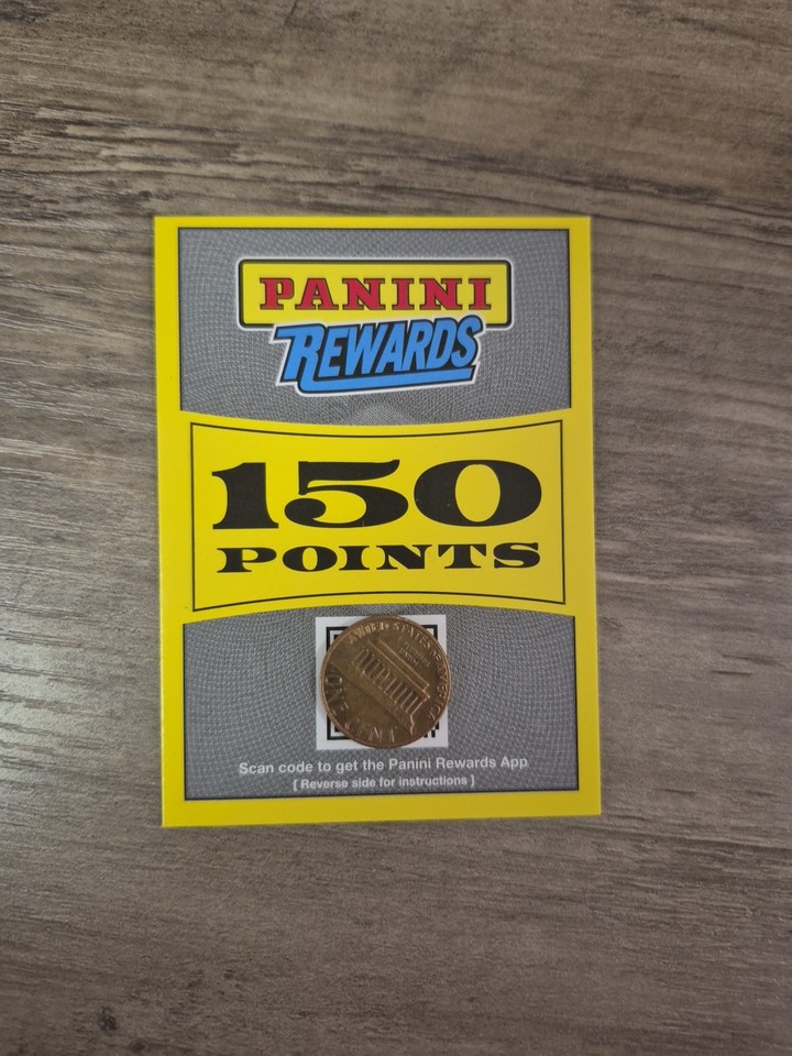 150 Panini Reward Points Code Card Unused | eBay
