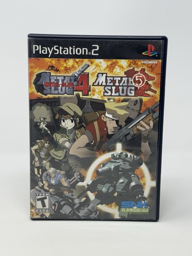 Metal Slug 4/Metal Slug 5 PS2 PlayStation 2 Complete CIB Registration ...