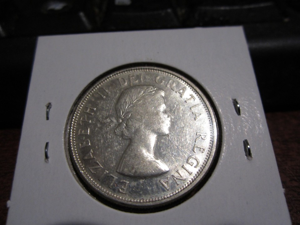 1960 - Canada - 50 cent coin - silver Canadian half dollar | eBay