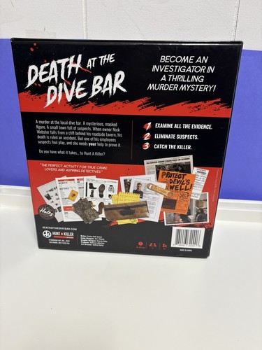 Hunt A Killer: Death At The Dive Bar Murder Mystery Game Complete ...