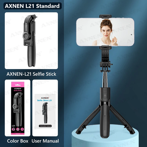 L21 Phone Selfie Stick Cellphone Tripod with Extension Rod Bluetooth ...