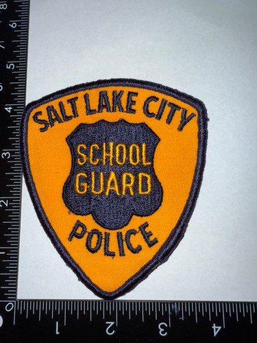 Salt Lake City Utah UT School Guard Police Shoulder Patch Obsolete ...