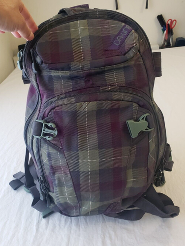 Dakine Purple Plaid Snowboard Backpack Medium Girls Women Floral | eBay