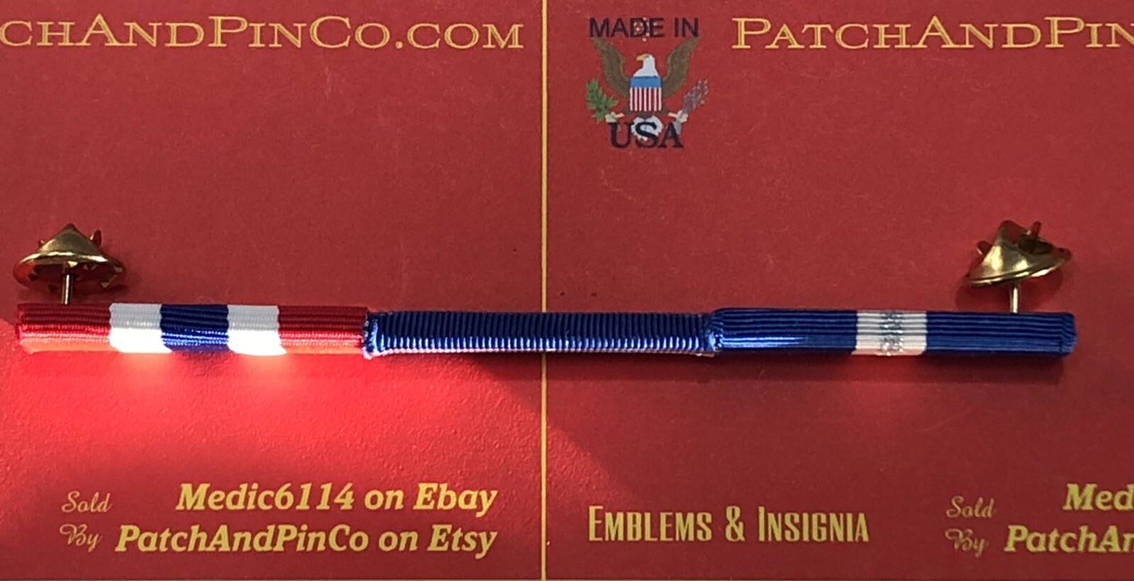 Chicago Fire Dept Award 3 Ribbon Bar Rack CFD Firefighter Pin Like ...