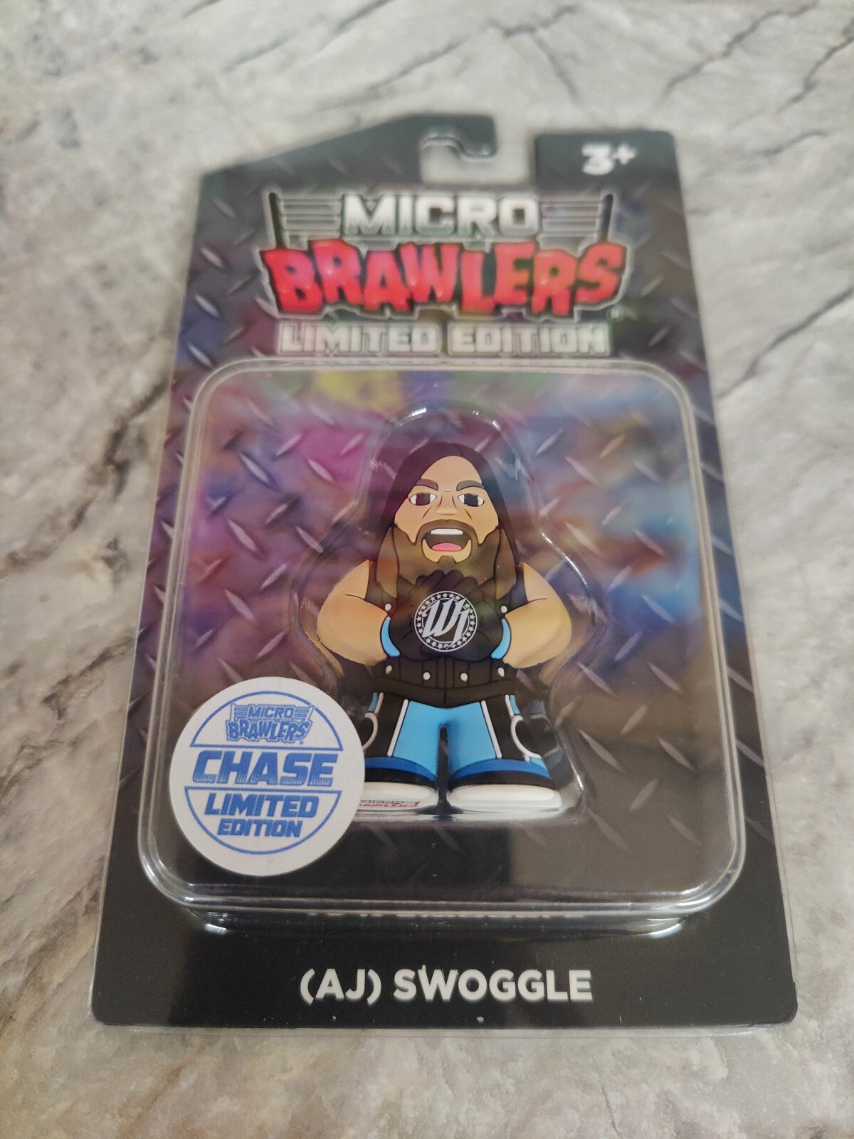 AJ Swoggle Micro Brawler (Chase) RARE! Hornswoggle Dylan Postl MWFP ...