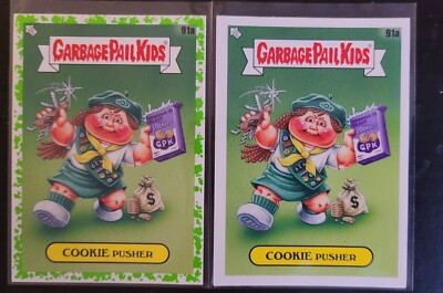 2021 Topps GPK Food Fight *Green* #91a Cookie Pusher +base card | eBay