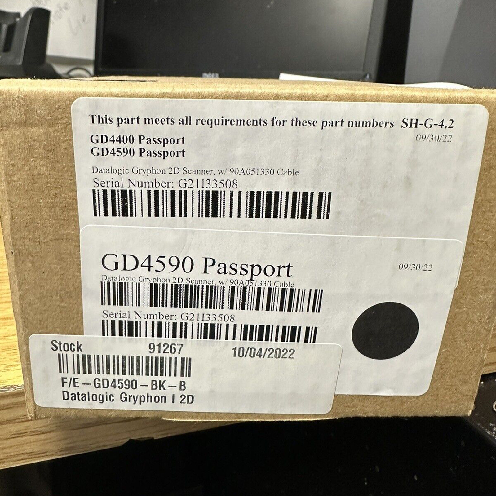 Datalogic Gryphon GD4590-BK-B 1D 2D Handheld Barcode Scanner Reader ...