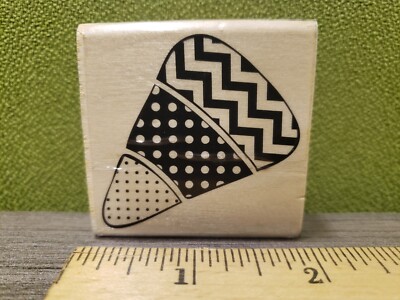 Craft Smart 2" Rubber Stamp Candy Corn 350195 | eBay