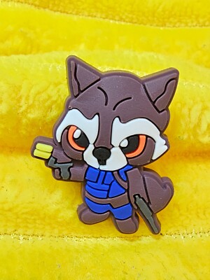 Rocket Marvel Super Hero Shoe Croc Charms | eBay