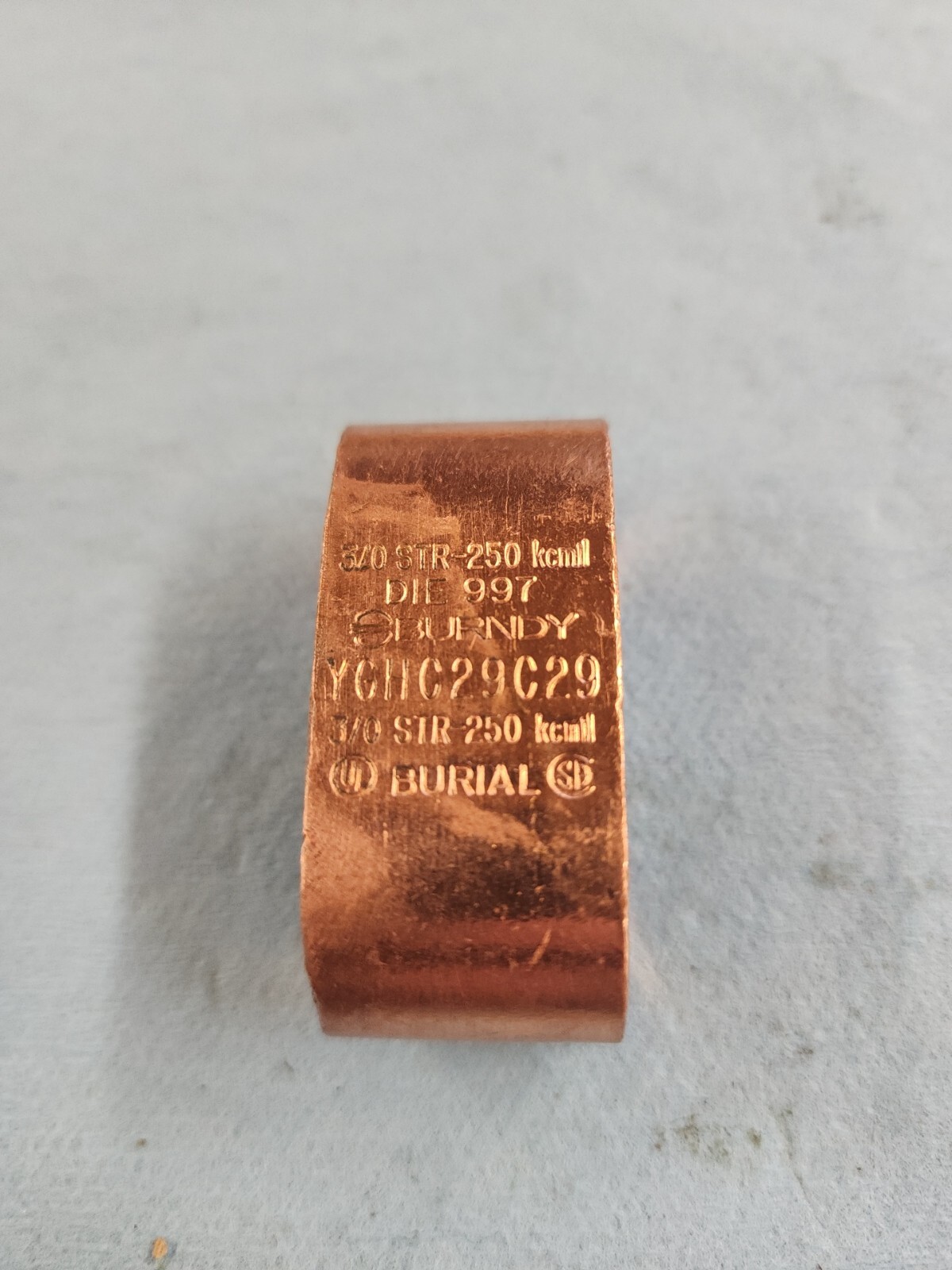 New Burndy YGHC29C29, HYTAP, Run/Tap 250 Compression Ground Grid ...