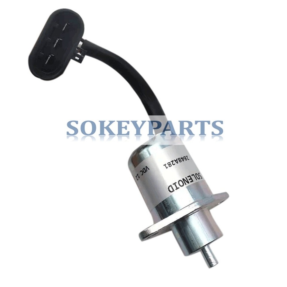 Fit For Perkins New 2848A281 2848A277 12V Fuel Shutoff Solenoid | eBay