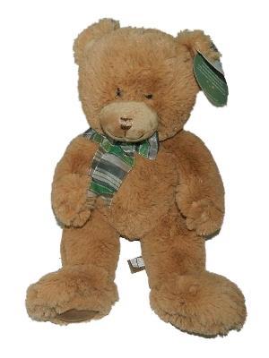 NEW First & Main DEAN Teddy Bear Plush 1796 Stuffed Animal 11" Striped ...
