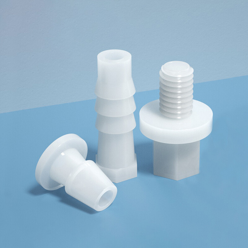 Plastic Tube Stopper Threaded Plugs Bung End Caps Barbed Hose Fitting ...