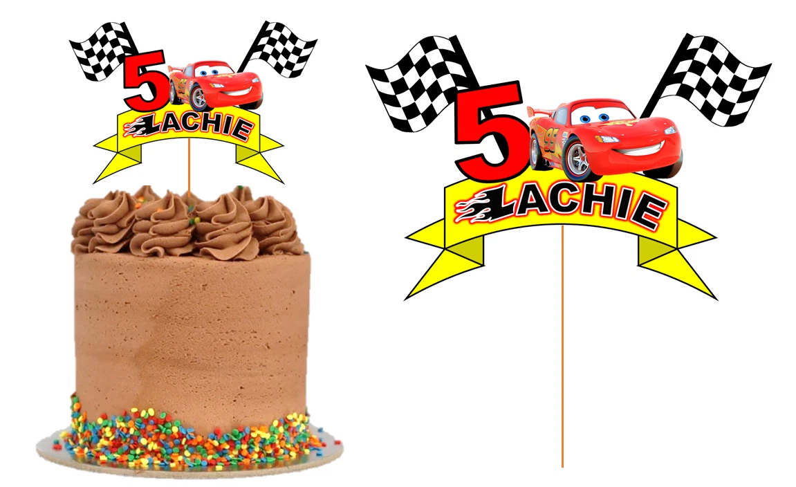 Lightning Mcqueen Cake Topper Printable Lightning Mcqueen 51 Off