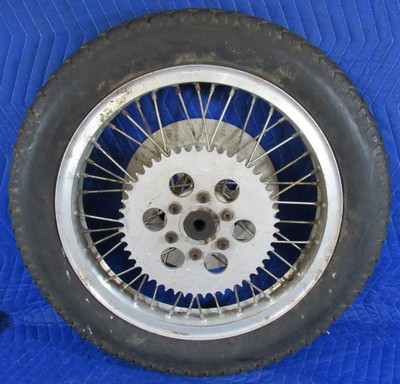 18" HALLCRAFT HIDDEN LACE REAR WHEEL RIM RACE HARLEY XR750 KR K MODEL ...