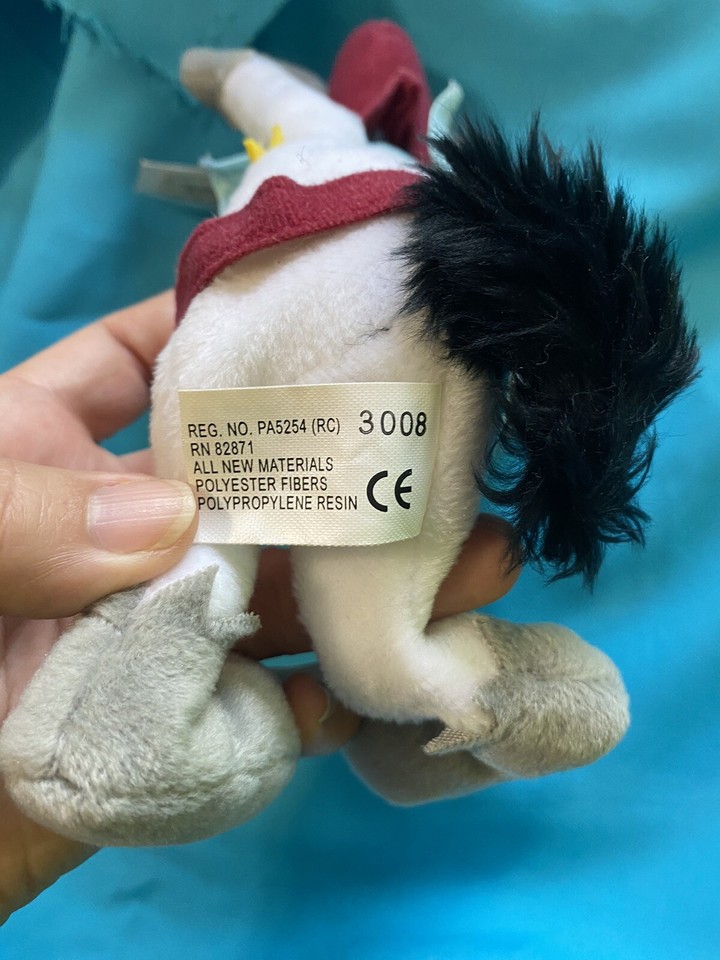 Quick Draw McGraw Warner Bros Stuffed Plush Horse Beanie Toy Hanna ...