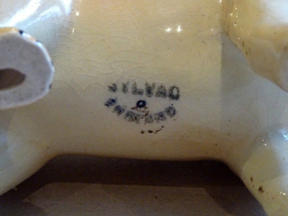 PUG Carlin Mops Hund Dog Figurine Vintage SYLVAC Porcelain China Model ...