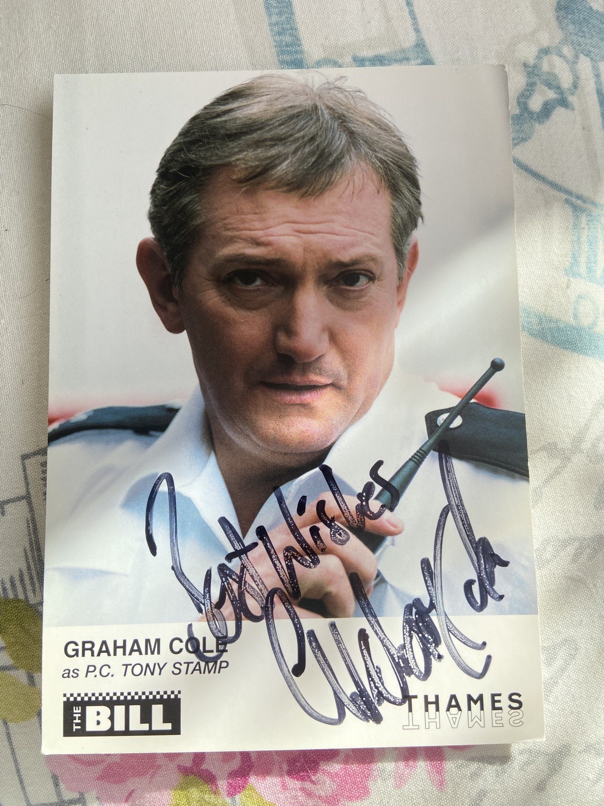 Graham Cole signed The Bill cast card Doctor Who actor | eBay UK