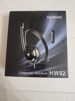 NUBWO HW02 USB Headset with Microphone Noise Cancelling &in-line ...