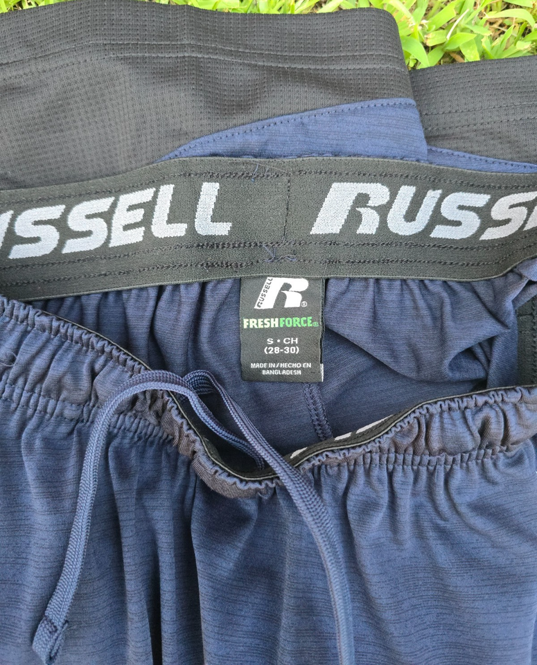 Russell Athletic Men's Dri-Power Mesh Shorts With Pockets NAVY, Size ...