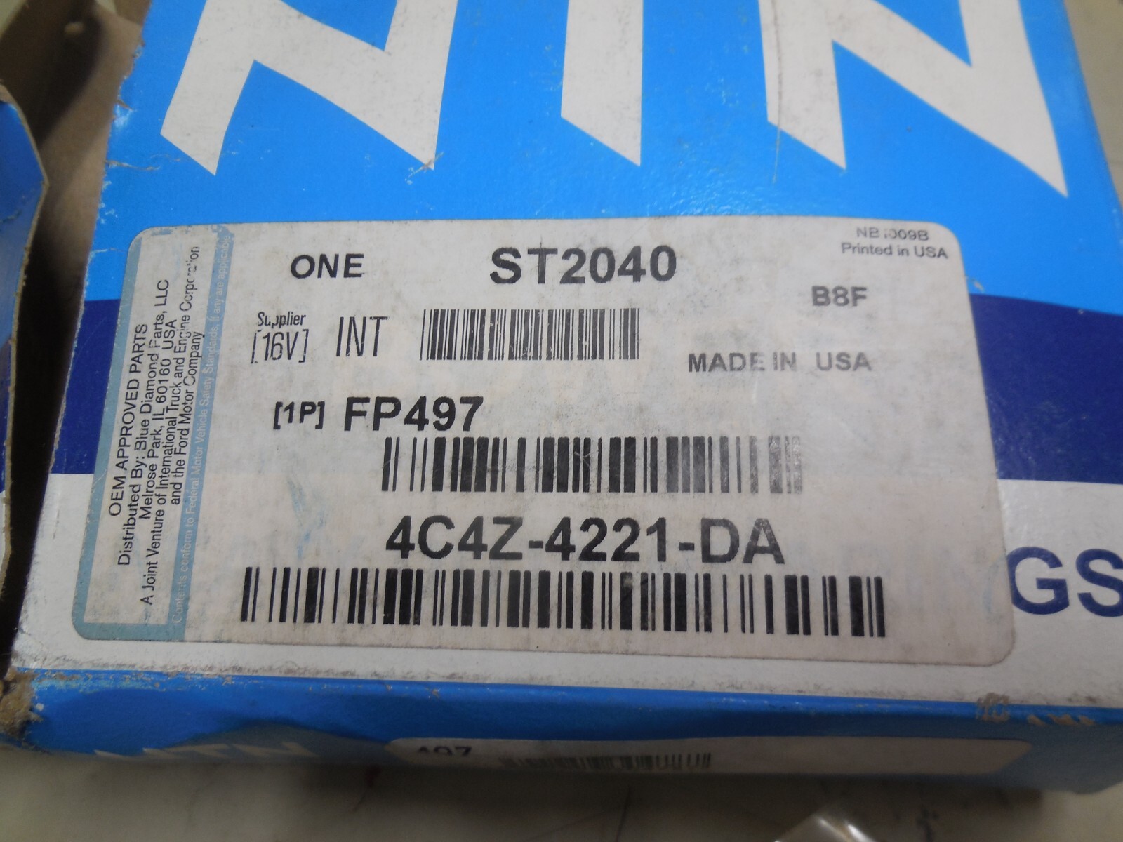OEM Factory FORD Genuine Part # 4C4Z-4221-DA Old Stock NOS for sale ...