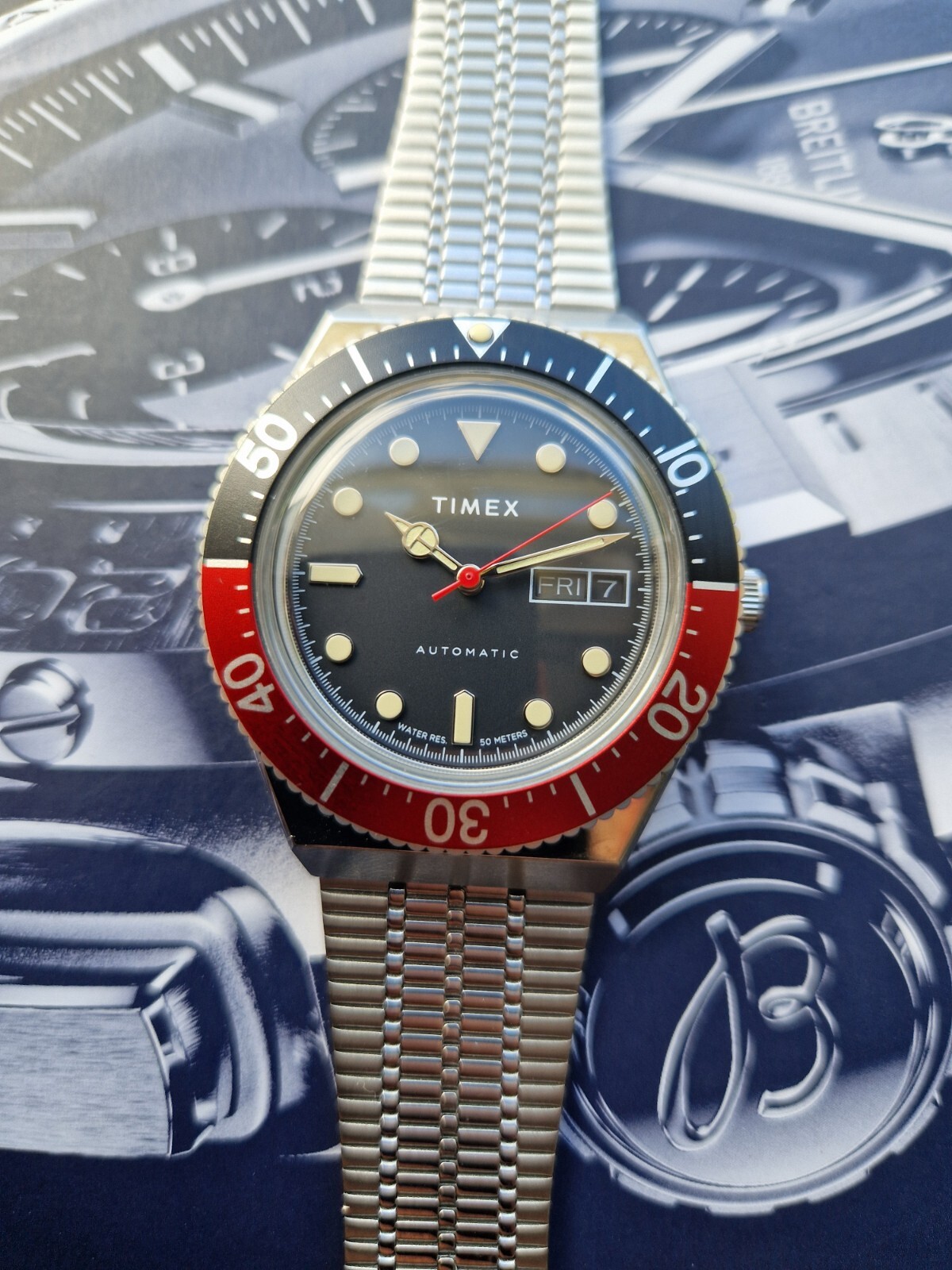 Timex Coke M79 Automatic Men's Bracelet TW2U83400 Watch Brand New | eBay