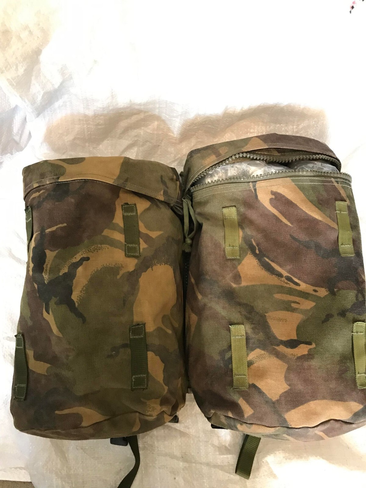 British Army Rocket Pouches Side Pouch 10L DPM Bergen Backpack Military ...