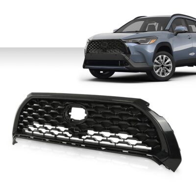 Fit For 2022 2023 Toyota Corolla Cross Front Bumper Upper Grille ...
