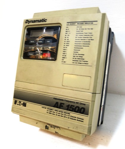 Eaton AF-1500 Dynamatic AF-150202-0480 2HP AC VS Drive 480V 3PH 3.8A 13 ...