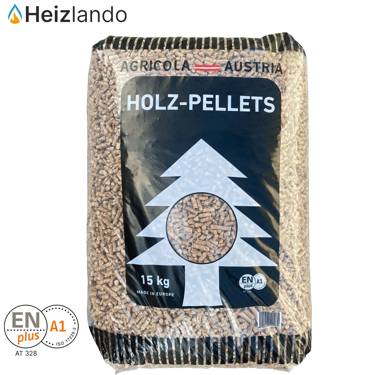 Holzpellets Sackware Heizpellets Premium Pellets 6 mm - 495 kg | 990 kg ...