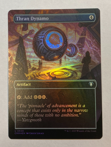 MTG - Thran Dynamo - Borderless - FOIL - Commander Masters | eBay