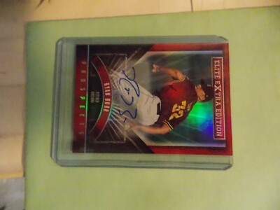 2015 Elite Extra Ryan Burr Prospects Autograph Auto Rookie Card RC #191 ...