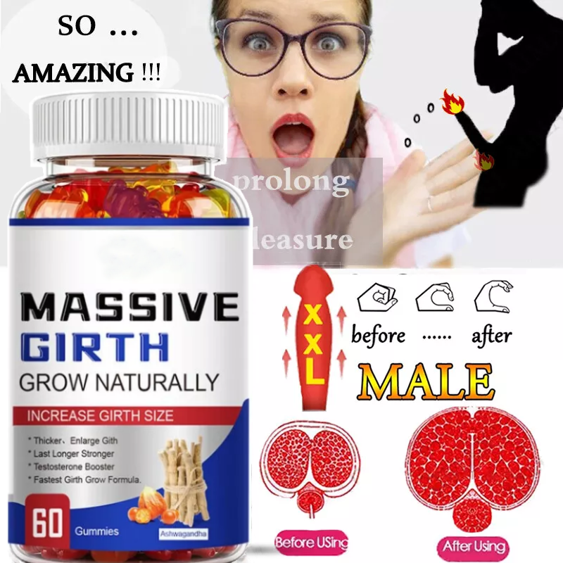 Male Enhancement Gummies Booster & Thicker Last Longer Stronger Bigger ...