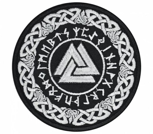 Valknut Patch | 3 Interlocked Triangles Odin God Viking Norse Mythology ...